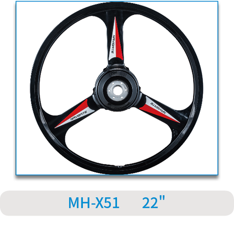 Buy Nevigate 250w Electrical Bicycle Wheel Rim 22 Inch Integrated 3 ...