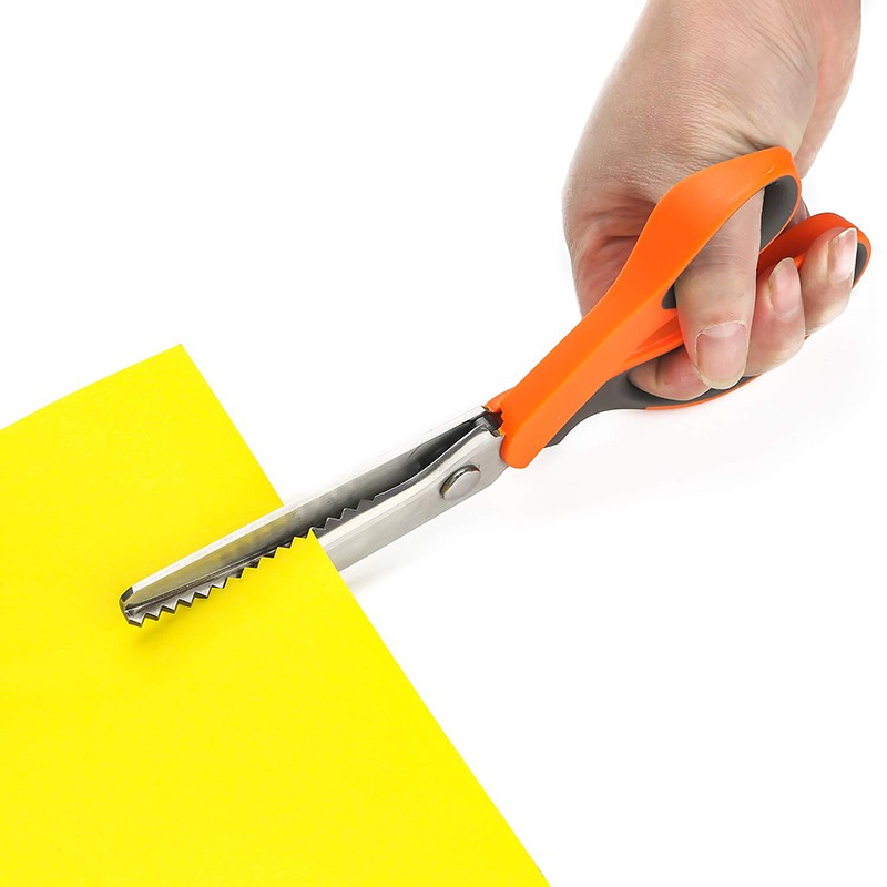 Buy Pinking Shears Professional Fabric Crafts Dressmaking Zig Zag Cut ...