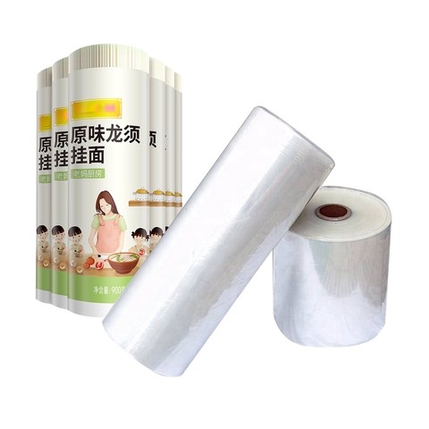 Buy Plastic Film Roll Plastic Wrapper Roll Bag Drinking Hot Shrink Wrap ...