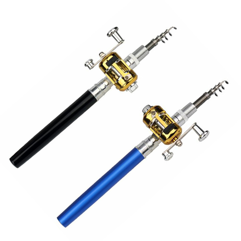 Buy Portable Simple Fishing Tackle Carbon Spinning Casting Fishing Rod ...