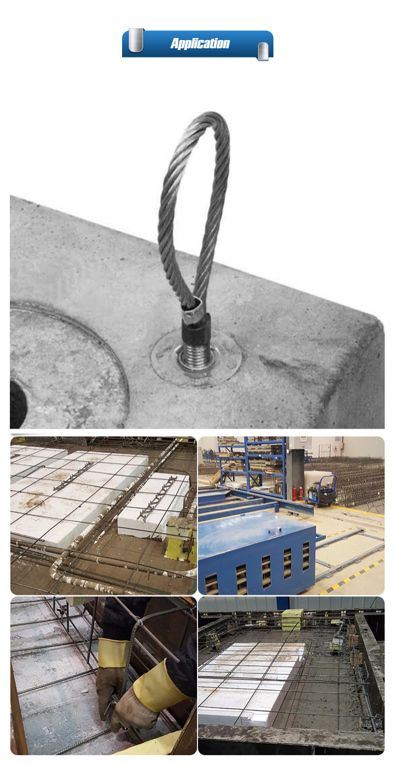 Buy Prefabricated Concrete Pressed Steel Wire Rope Lifting Sling from ...
