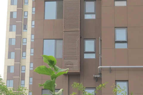 Buy Qingfeng Aluminum Fix Louver Facade Louver/sun Control Shutter from Huangshan Qiangfeng ...