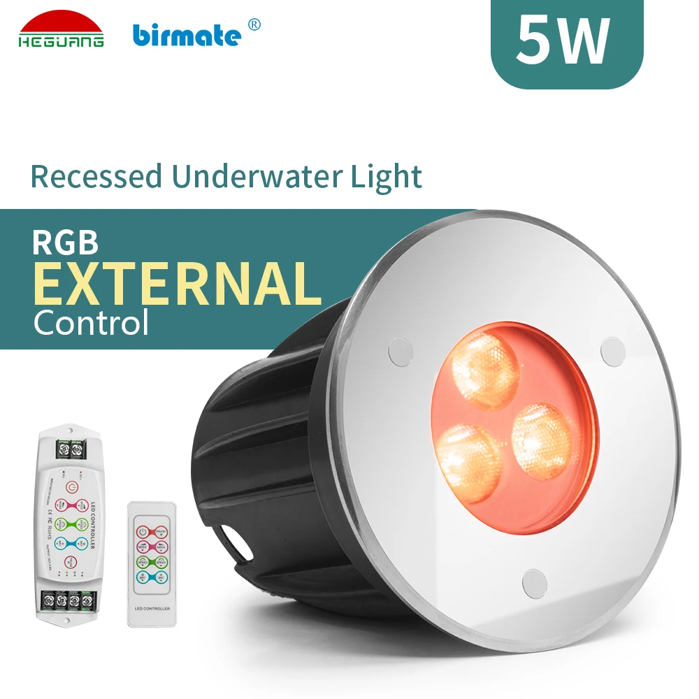 Buy Recessed Waterproof Led Pool Lights Pure White 12v/24v Underwater ...