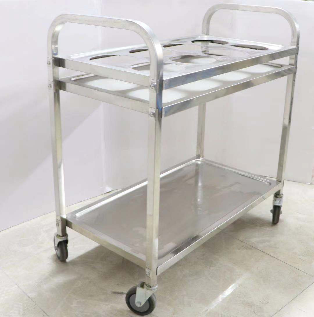 Buy Restaurant Stainless Steel Service Cart Serving Trolley Food ...