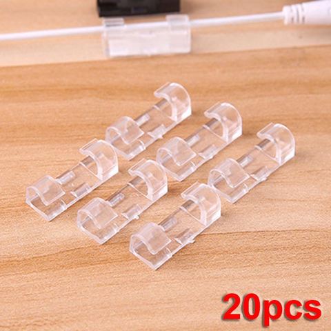 Buy Self Stick Wire Organizer Line Cable Clip Buckle Clips Clamp Table ...