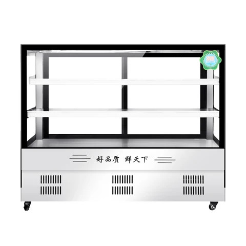 Buy Single-temperature Rectangular Square Dessert Display Case For ...