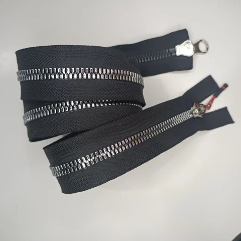 Buy Special Smooth Zip 8# Metal Like Teeth Plastic Double Open End Big ...