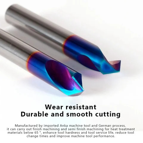 Buy Spot Drill 90 Degrees Hrc65 2fluteschamfer Mill Stub Starting ...