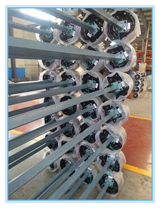 Buy Square Trailer Axle With 10 Inch Electric Brake (parking Lever ...