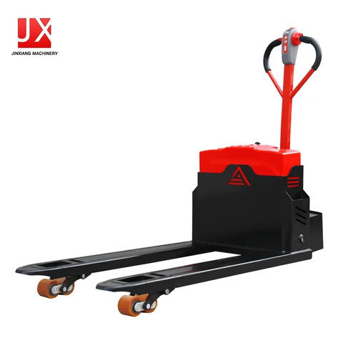 Buy Stand On Electric Pallet Truck Forklift With Battery And Stage ...