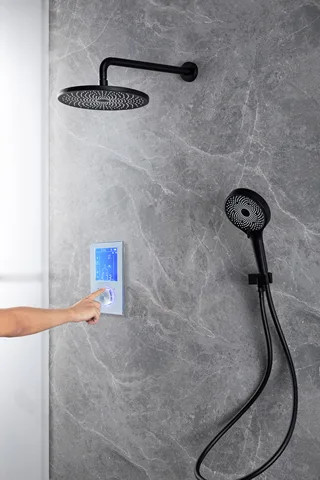 Buy Stepon Modern Wall Mounted Stainless Steel Bathroom Rain Rainfall ...