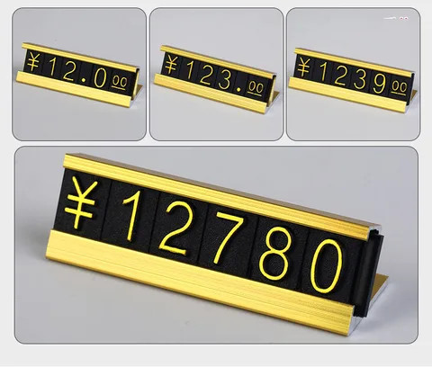 Buy Supermarket Vegetable Signage And Price Tag Display Racks Counter ...