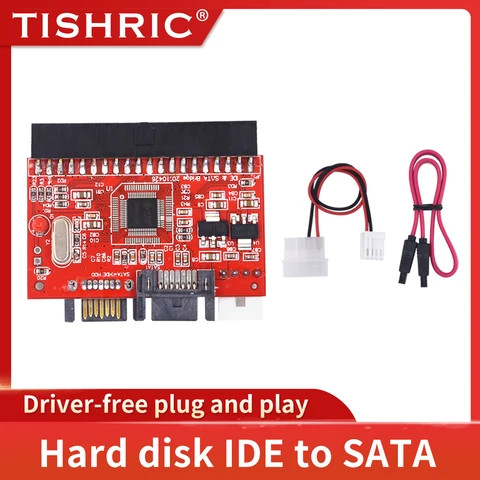Buy Tishric Hard Disk Ide To Sata Converter Sata To Ide Bidirectional ...