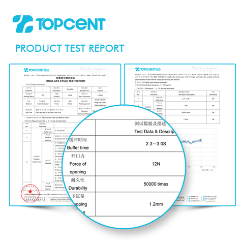 Buy Topcent Adjustable Soft-closing 35mm Cup Hinge For Cabinet Soft ...