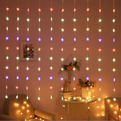 Buy Twinkle Star 240 Led Window Fairy Copper Wire Wall Garden ...