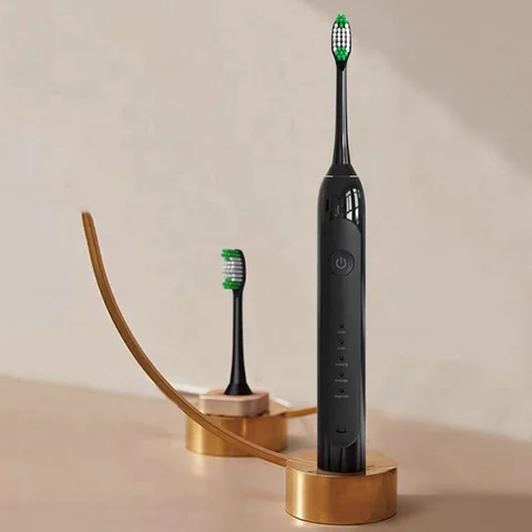 Buy Ultrasonic Sonic Rechargeable Good Electric Toothbrush Replaceable ...