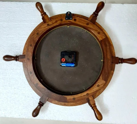 Buy Wooden Wall Clock Antique Wall Clock Wall Clocks Quartz Living Room ...