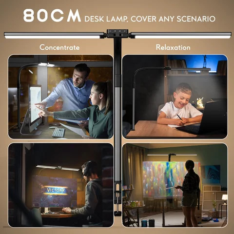 Buy Workbench Reading Double Head Architect Adjustable Gooseneck Task ...