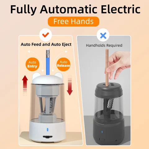 Buy Zongmao Rechargeable Fully Automatic Electric Pencil Sharpener ...