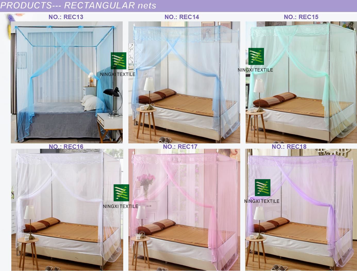Buy Mosquito Net / Bed Canopy / Rectangular Mosquito Net / Quadrate ...