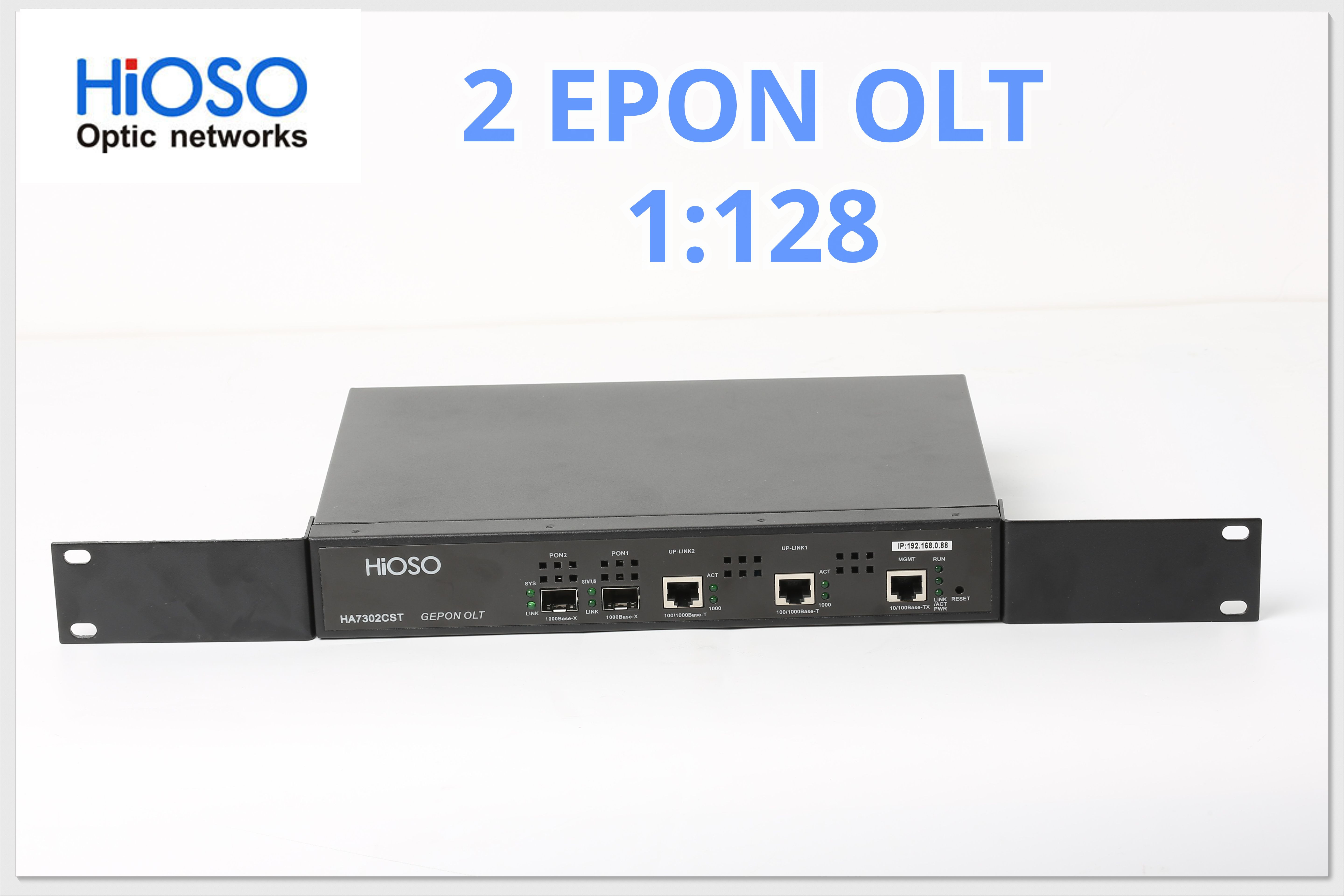 Buy Hioso Olt 2 Pon Mini Fiber Olt Supply Onu 2 Ports Epon Include Sfp ...