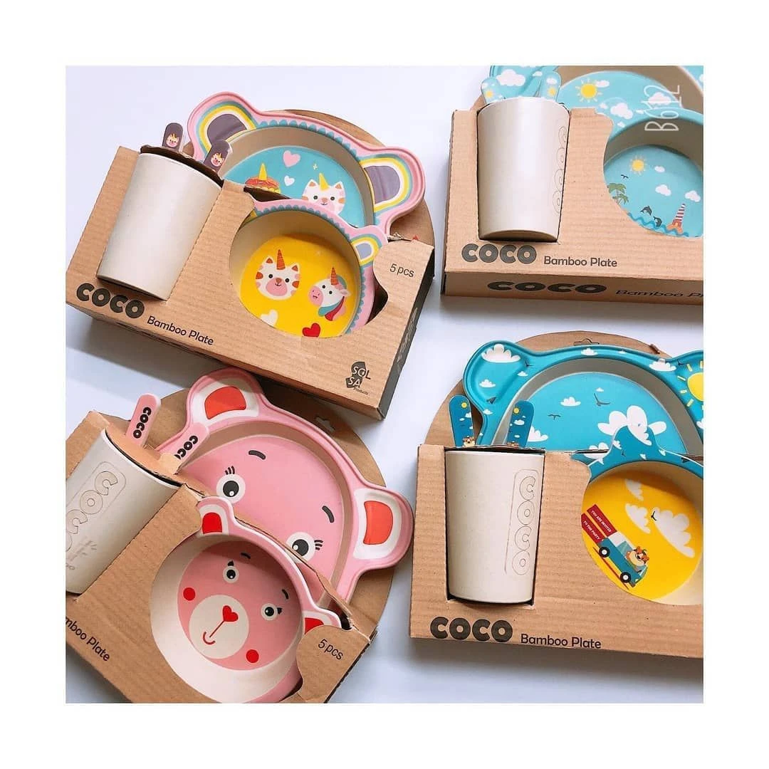 Buy Bamboo Fiber Plates / Dinnerware Set / Bamboo Fiber from Cocobamboo ...