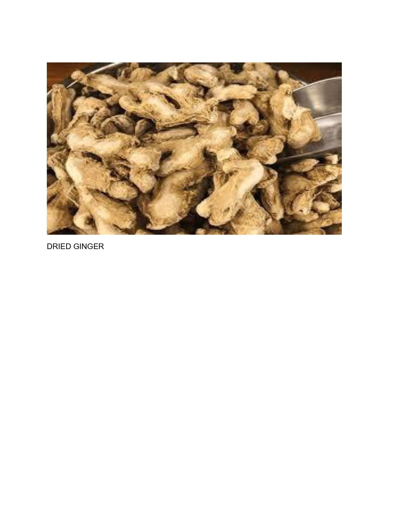 Buy Dried Ginger from Scarbarian Global Investment Limited, Nigeria ...
