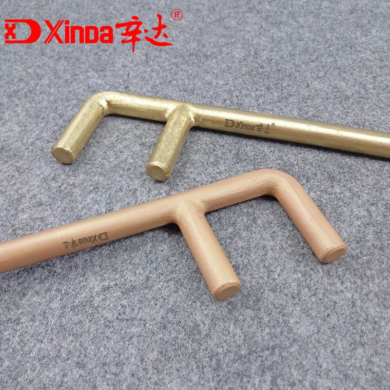 Buy Non Sparking F Wrench 200-1200mm Valve Handle Wrench Copper ...