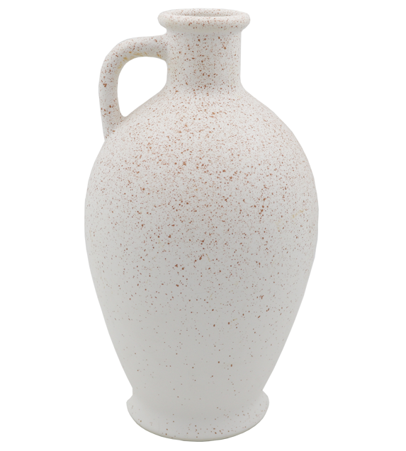 Buy Simple Flower Vase, Matte Frosted Ceramic Cylindrical Vase, Gift ...