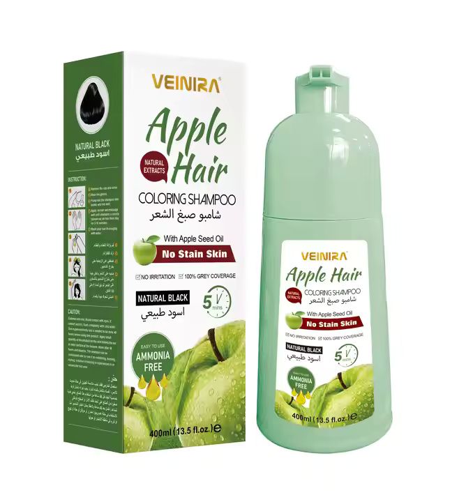 Buy Veinira Ammonia Free Apple Hair Color Shampoo Allergy Free Cream ...