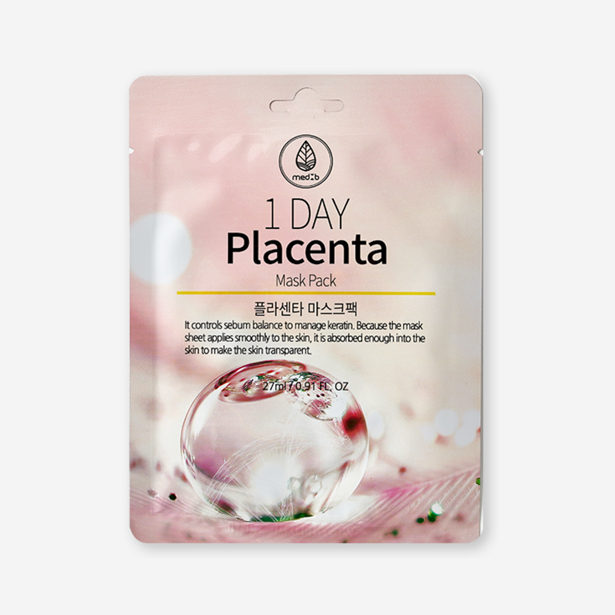 Buy Medb One Day Placenta Mask Pack 10p from MEDB Co., Ltd, South Korea ...