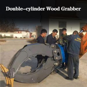 Buy Excavator Attachment (double-cylinder Wood Grabber) from Chengdu ...