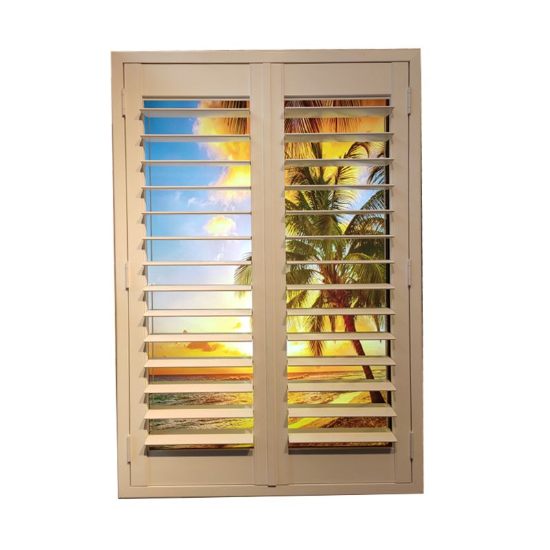 Buy Pvc Shutter Plantation Louver Shutters Suitable For All Windows Custom Sized from Shandong ...
