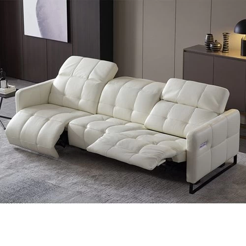 Buy Italian-style Sofa Electric Function Leather Sofa Three-seat Modern ...