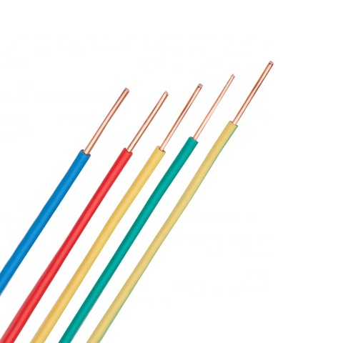 Buy 0.75mm2 Bv Solid Single Core Copper Pvc Coated Electrical Wire ...
