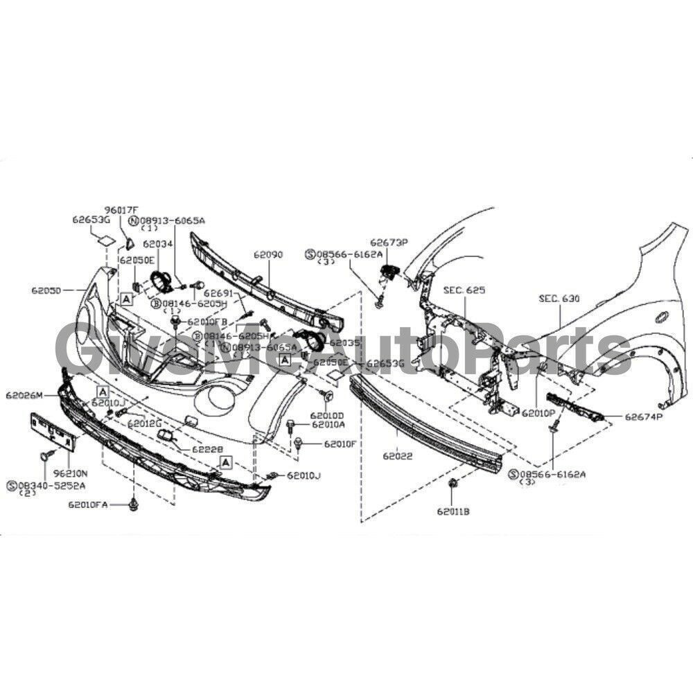 Buy 620903ym0a Genuine Nissan Energy Absorber 62090-3ym0a from ...