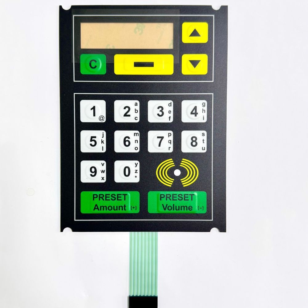 Buy High-quality Fuel Pump Keypad With Flexible Membrane & 3m Adhesive, Premium Printing For Gas ...