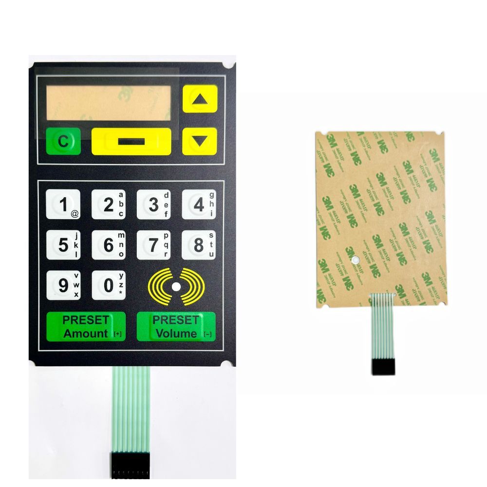 Buy High-quality Fuel Pump Keypad With Flexible Membrane & 3m Adhesive ...