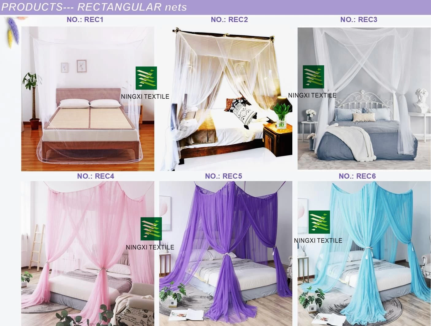 Buy Mosquito Net / Bed Canopy / Rectangular Mosquito Net / Quadrate ...