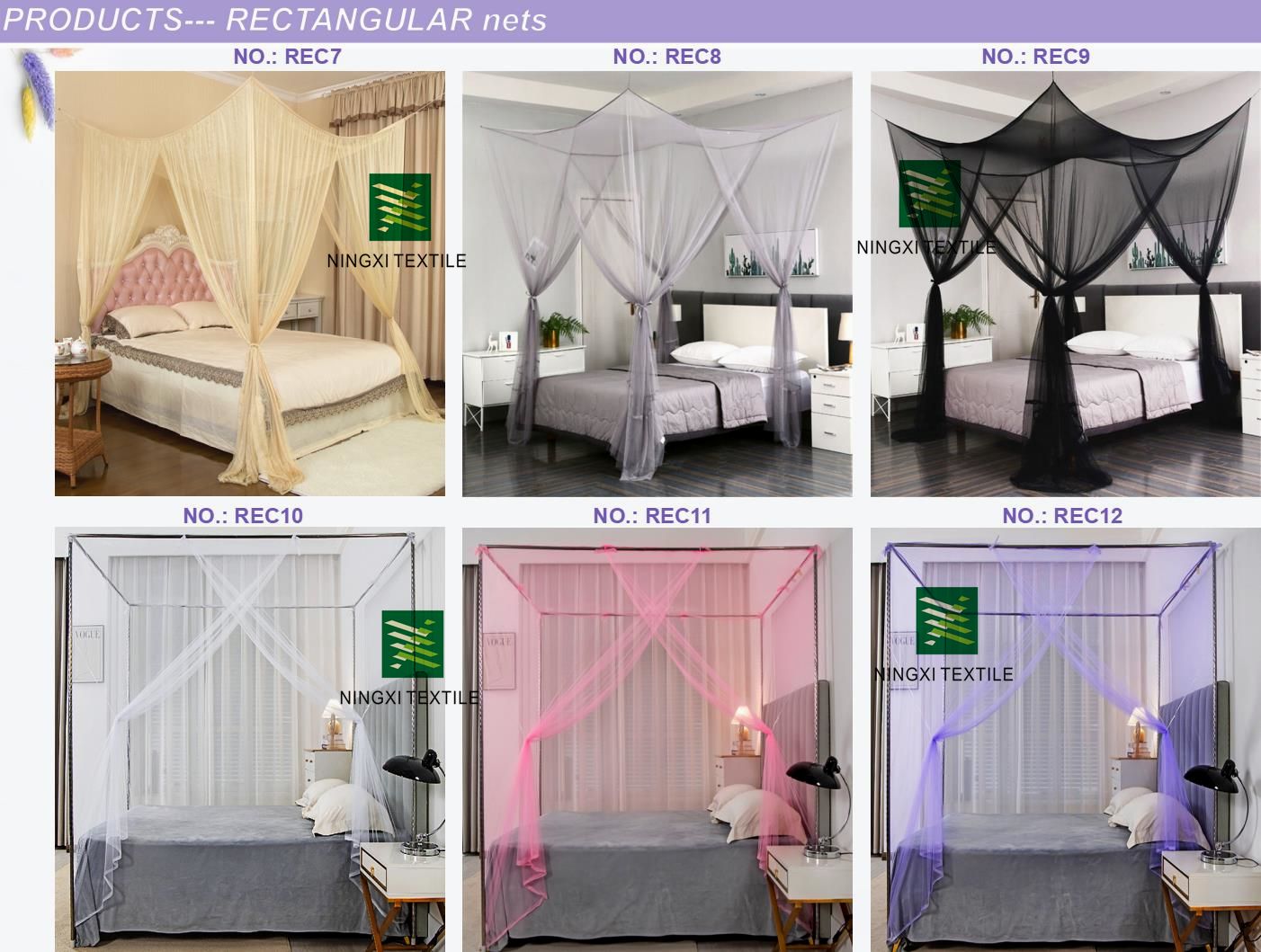 Buy Mosquito Net / Bed Canopy / Rectangular Mosquito Net / Quadrate ...