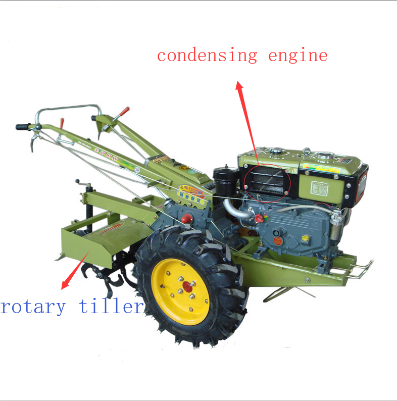 Buy 6.5hp Two Wheel Mini Farm Tractor For Agriculture Machinery ...