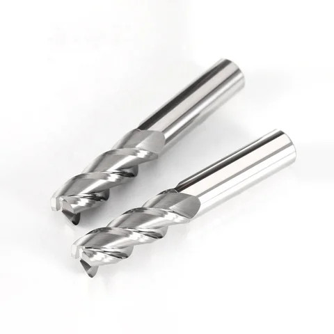 Buy 65hrc 3flute Corner Radius Milling Cutter Carbide Aluminum Milling ...