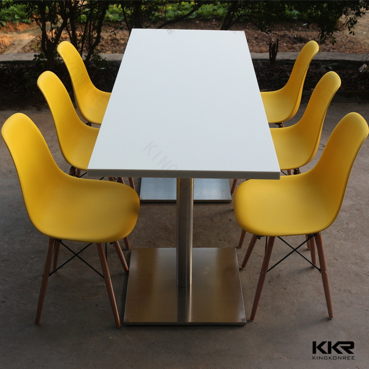 Buy Chairs And Tables Restaurant Solid Surface Dining Table And Coffee Table from Kingkonree ...