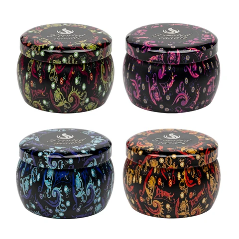 Buy Custom Aromatic Candle In Glass Jar Private Label Scented Candles ...