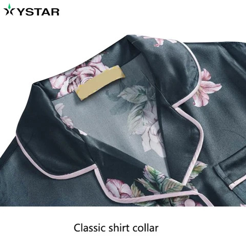 Buy Custom Digital Print Satin Sleep Wear 100% Pure Silk Pyjamas Set ...