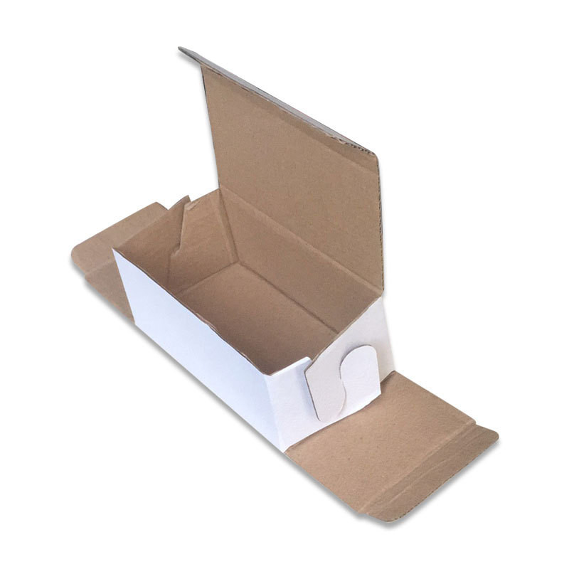 Buy Custom One Piece Diecut White Kraft Paper Chipboard Mailing Box ...