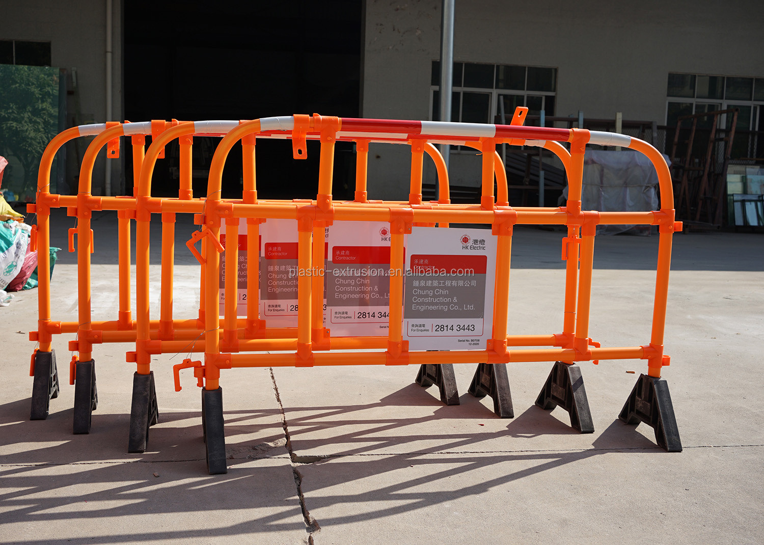 Buy Custom Pvc Barrier Guardrail For Pedestrian Longitudinal ...