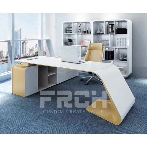 Buy Customized Modern Furniture Desk High Gloss Executive Ceo Manager ...