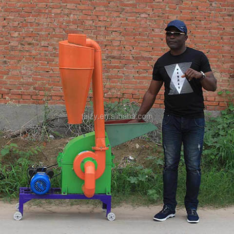 Buy Diesel Engine Powder Grass Grain Grinder Crusher Machine From ...