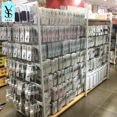 Buy Double Side Convenience Store Display Shelf / Rack Gondola ...